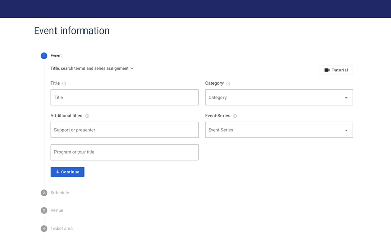 Create your event in just a few steps | EVENTIM.Light